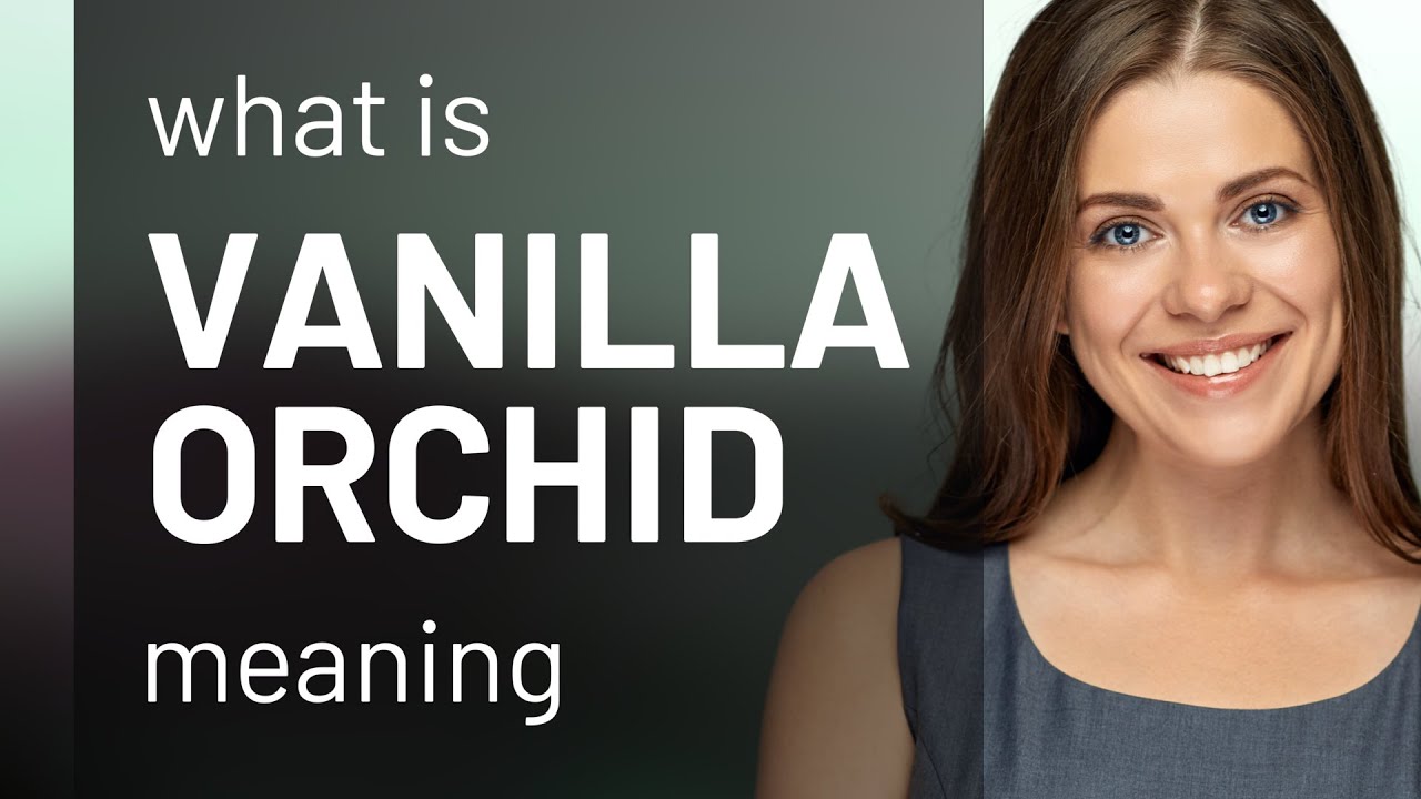 Vanilla orchid • meaning of VANILLA ORCHID - YouTube