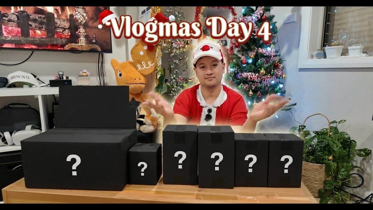 Vlogmas Day 4: Present Wrapping ASMR (Speed & Blind Wrapping Challenge ...