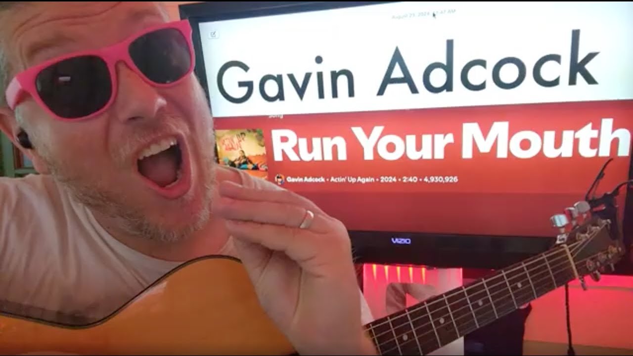 Run Your Mouth - Gavin Adcock Guitar Tutorial (Beginner Lesson!) - YouTube