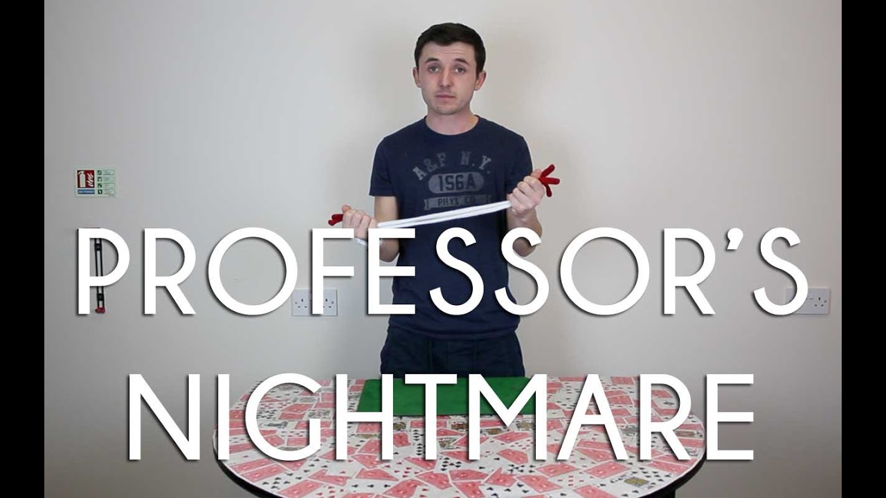 Professor's Nightmare Rope Magic Trick - YouTube