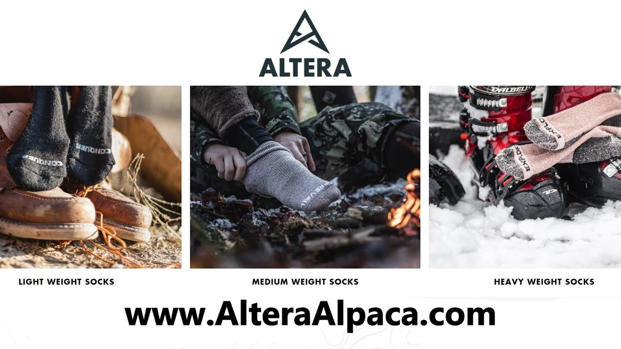 Altera Alpaca Hunting Socks | Wild Bout Huntin - YouTube
