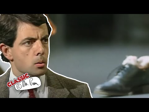 Mr Bean and the Runaway Shoe!👞 | Mr Bean Funny Clips | Classic Mr Bean