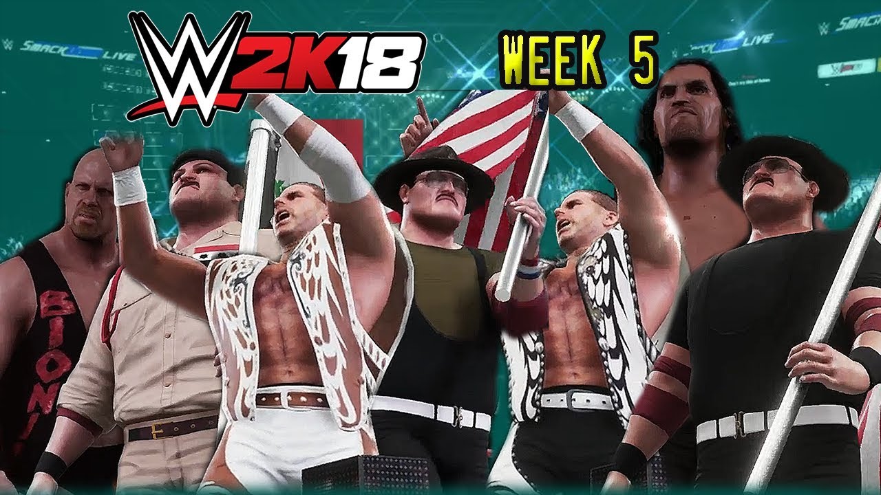 WWE 2K18 : Week 5 --- Steve Austin, Great Khali, Shawn Michaels, Sgt ...