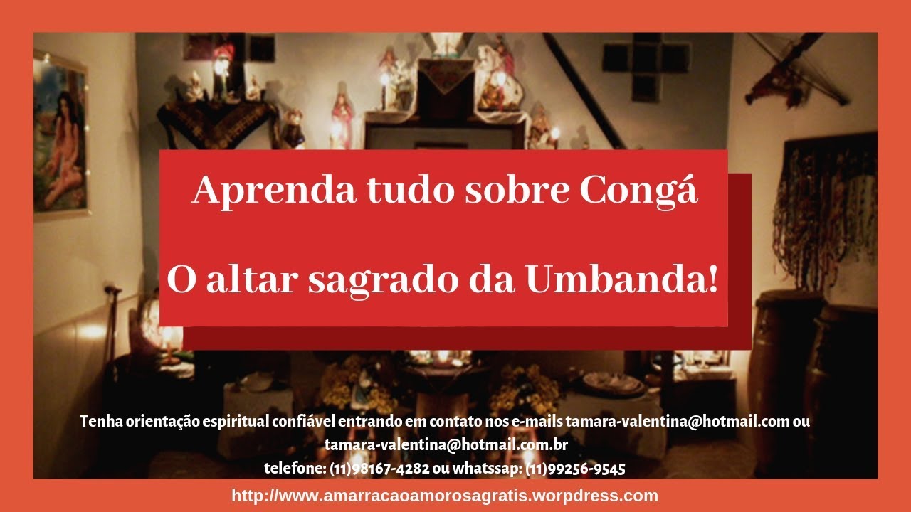 Congá - O Altar sagrado da umbanda! / Amarração grátis - YouTube