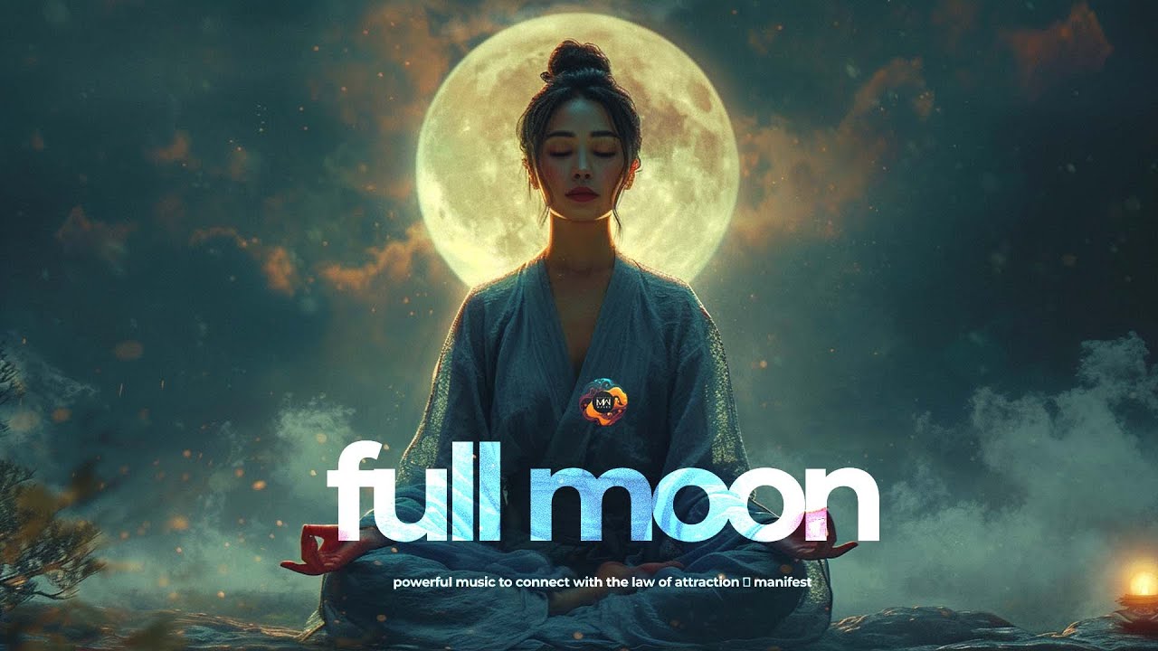 Full Moon Powerful Music To Connect With The Law Of Attraction 🟡 ...