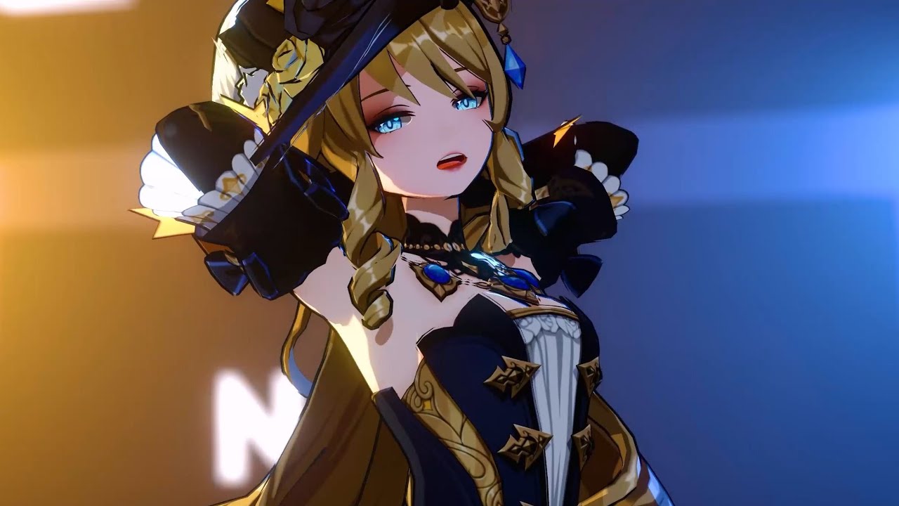 【Genshin Impact MMD／4K／60FPS】Navia 【Attention】 - YouTube