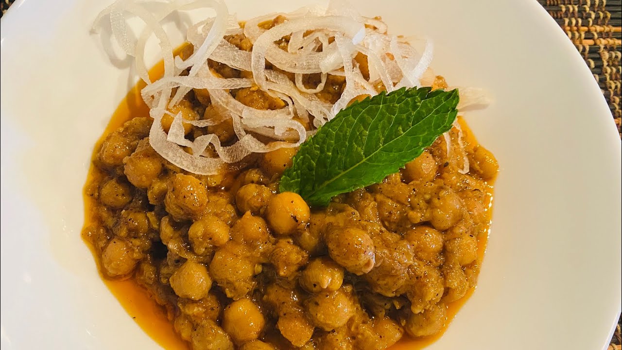 Jhatpat Lahori Cholay Recipe/ Chiker Cholay - YouTube