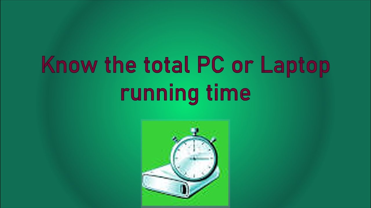 How do I know how many days I have run my computer - YouTube