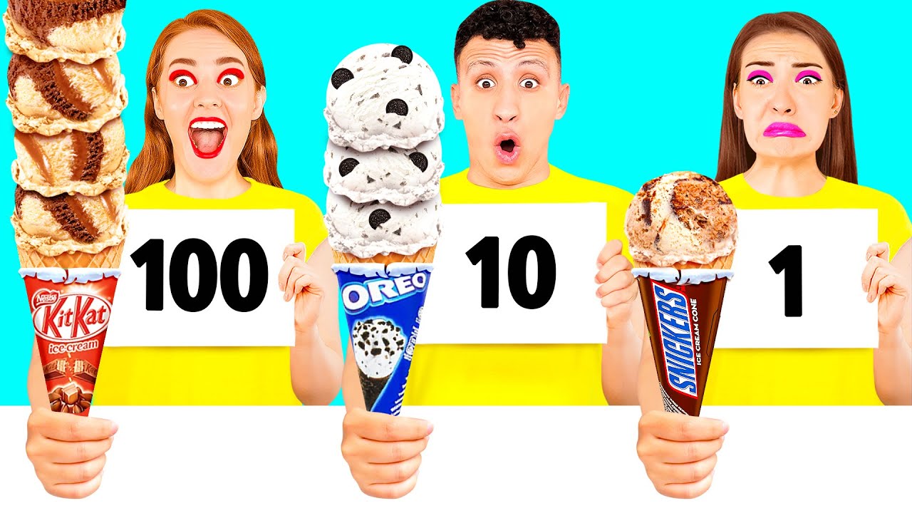 100 Layers of Food Challenge #4 by RaPaPa Challenge - YouTube