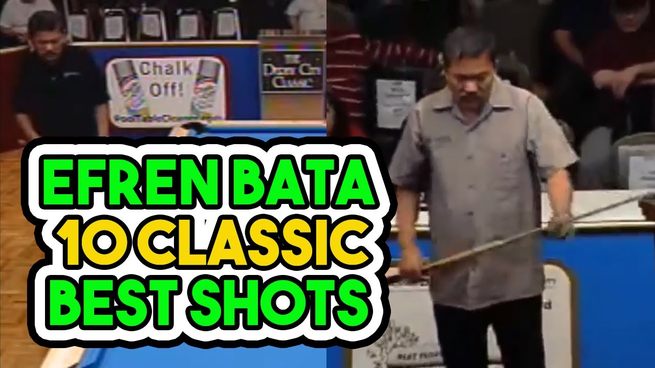 EFREN BATA REYES 10 CLASSIC BEST SHOTS - THE MAGICIAN - YouTube
