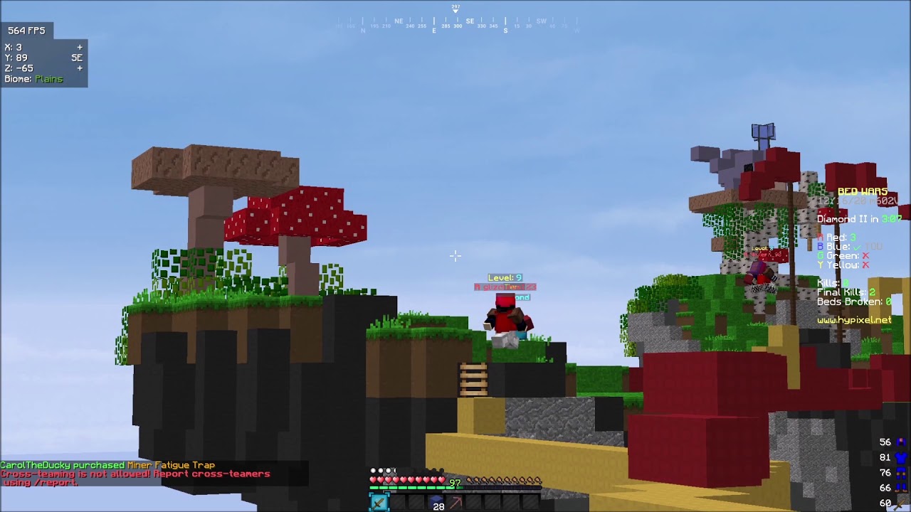 Bedwars 3 Winstreak Gameplay! w/ My Uncle! - YouTube