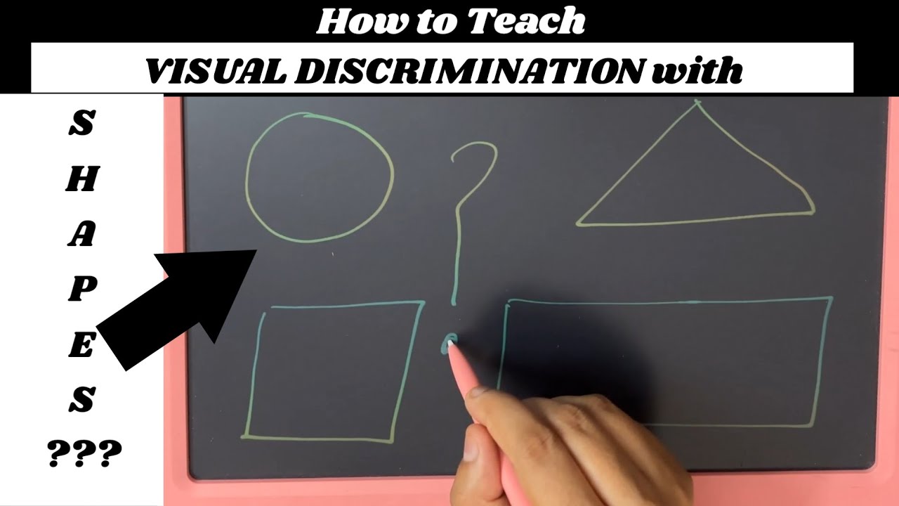 Learning VISUAL DISCRIMINATION with Shapes made EASY! - YouTube