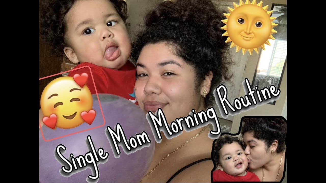 Single Mom Morning Routine With Ozias - YouTube