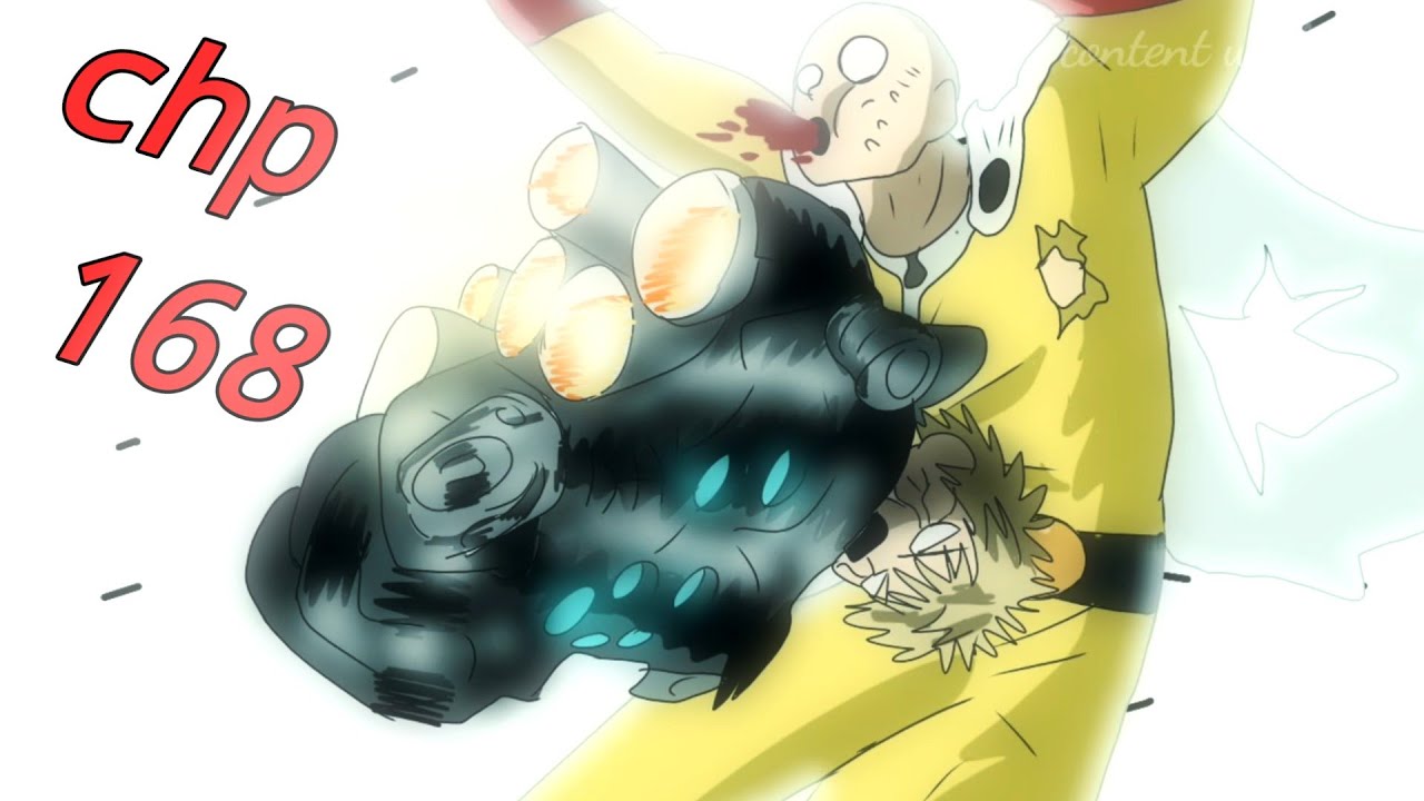 SAITAMA SAVES GENOS | one punch man fan animation | chp 168 full ...