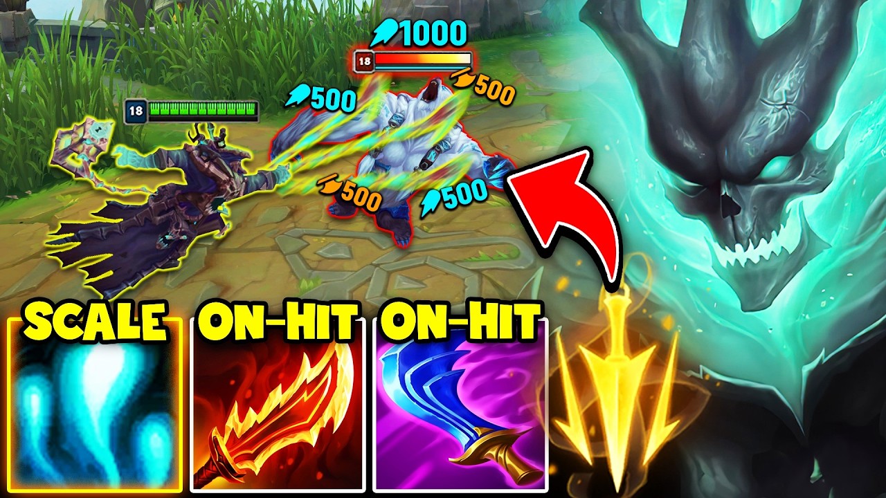 Thresh but I have INFINITELY scaling on-hit damage (EVERY SOUL = MORE ...