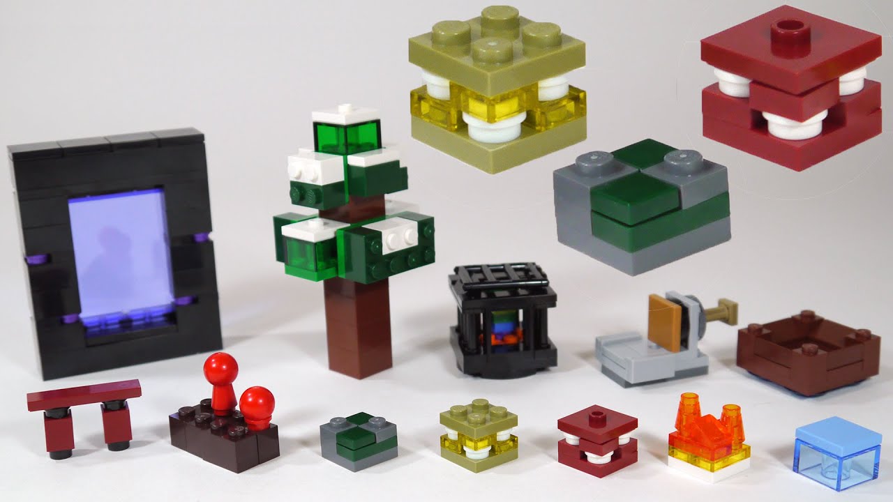 LEGO Minecraft 2015 Sets - New Blocks, Items, Plants, etc. - YouTube