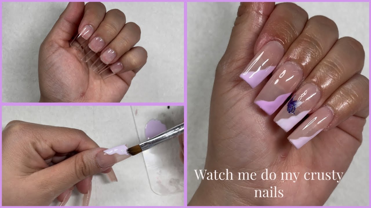 HOW TO GEL X NAILS | WATCH ME DO MY CRUSTY NAILS 😂| GEL X - YouTube