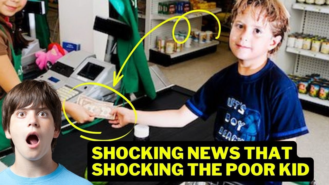 The Poor Boy Pays for the Old Woman's Groceries, a Few Days Later He ...