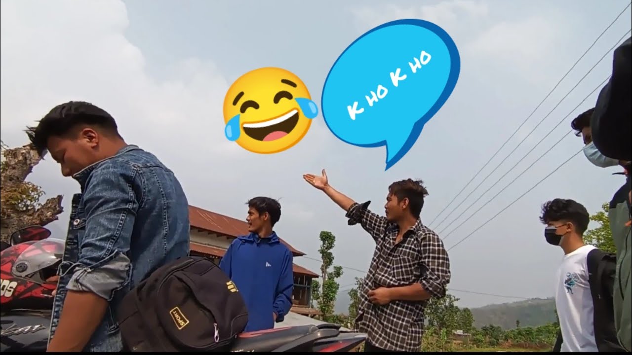 Valleyball khelna hindai Materi gau, Bike ko Brake nai lagena#palpa # ...