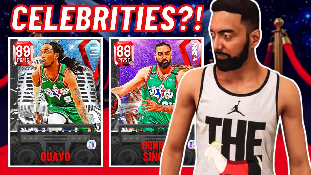 *CELEBRITIES* ARE NOW AVAILABLE IN NBA 2K22 MYTEAM! RUBY QUAVO + RONNIE ...