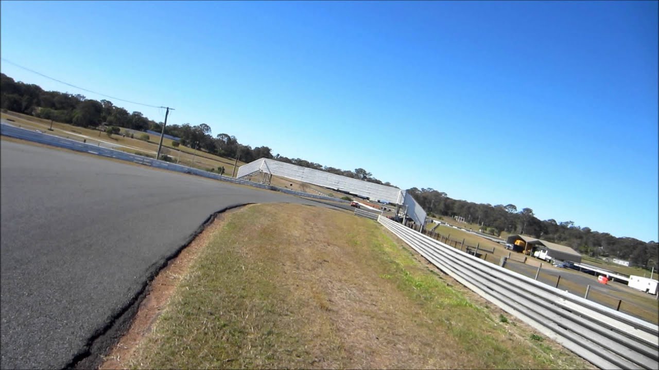 Nissan GTR at Lakeside raceway - YouTube