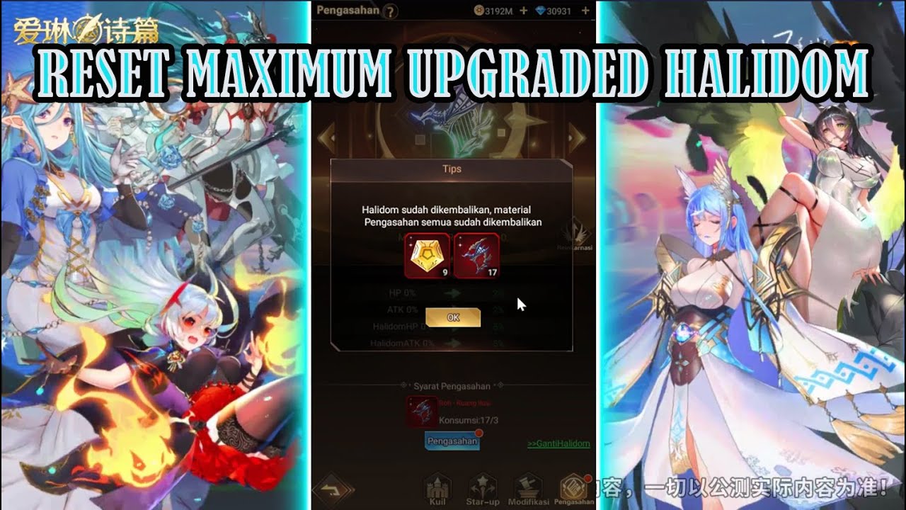 SEMUA BAHAN YANG DIBUTUHKAN UNTUK MODIFIKASI DAN PENGESAHAN HALIDOM ...