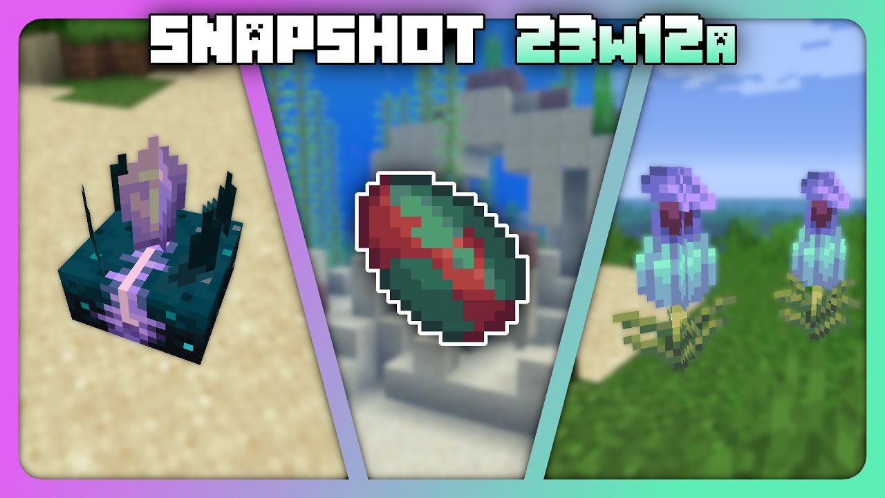 NEUE 1.20 UPDATES: Sniffer Eier, Trail Ruins, Sculk Sensor & MEHR 🔸 ...