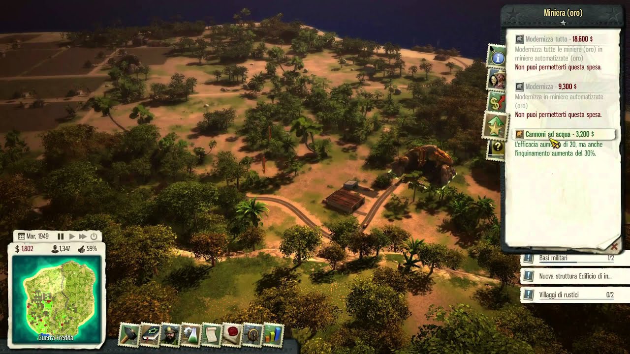 Tropico 5 Gameplay Ita PC Parte 16 - Crisi Alimentari - - YouTube