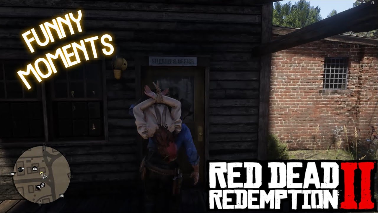 FUNNY moments - Red dead redemption 2 part 9 - YouTube