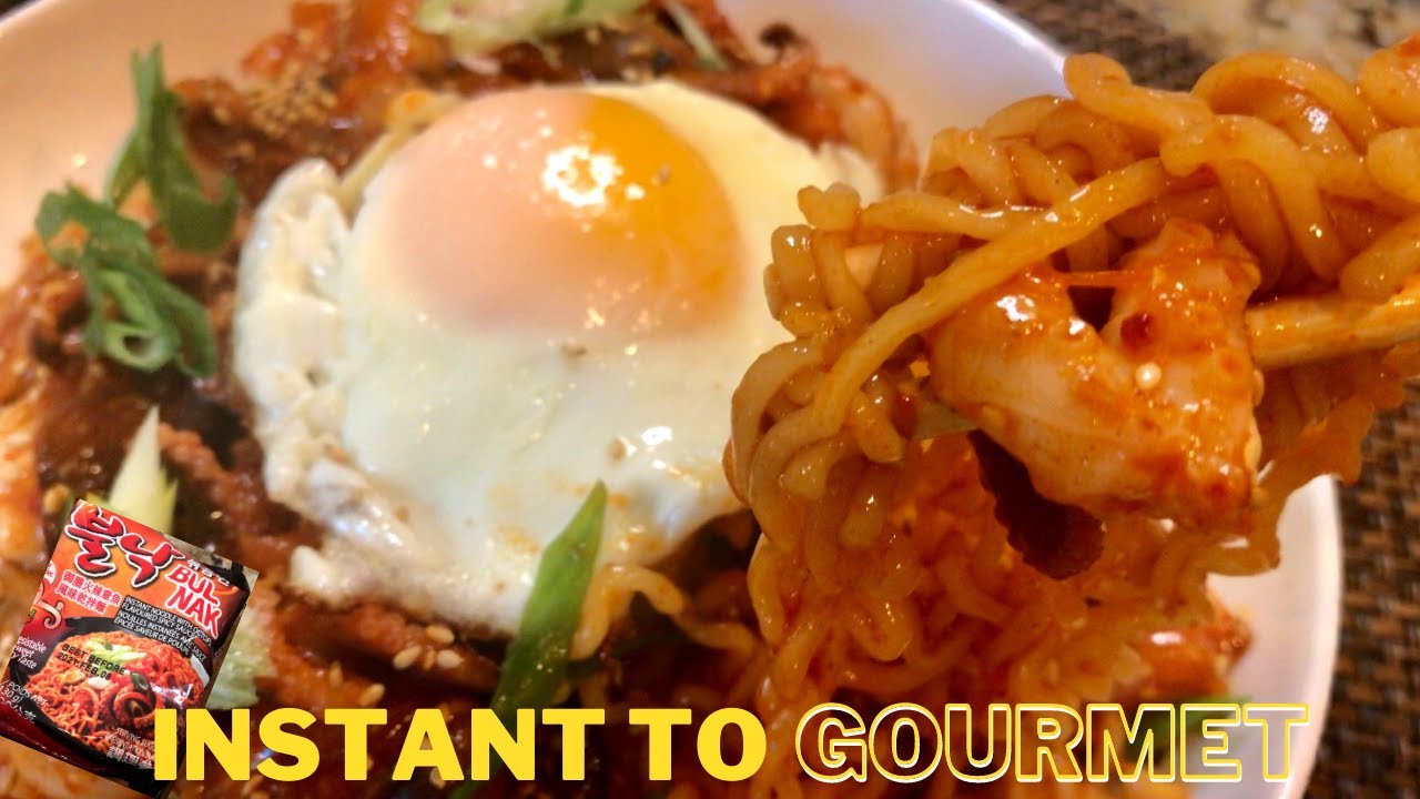 Sweet & Spicy Instant Noodle with Octopus |Bul Nak 불낙 볶음면| BulNak ...