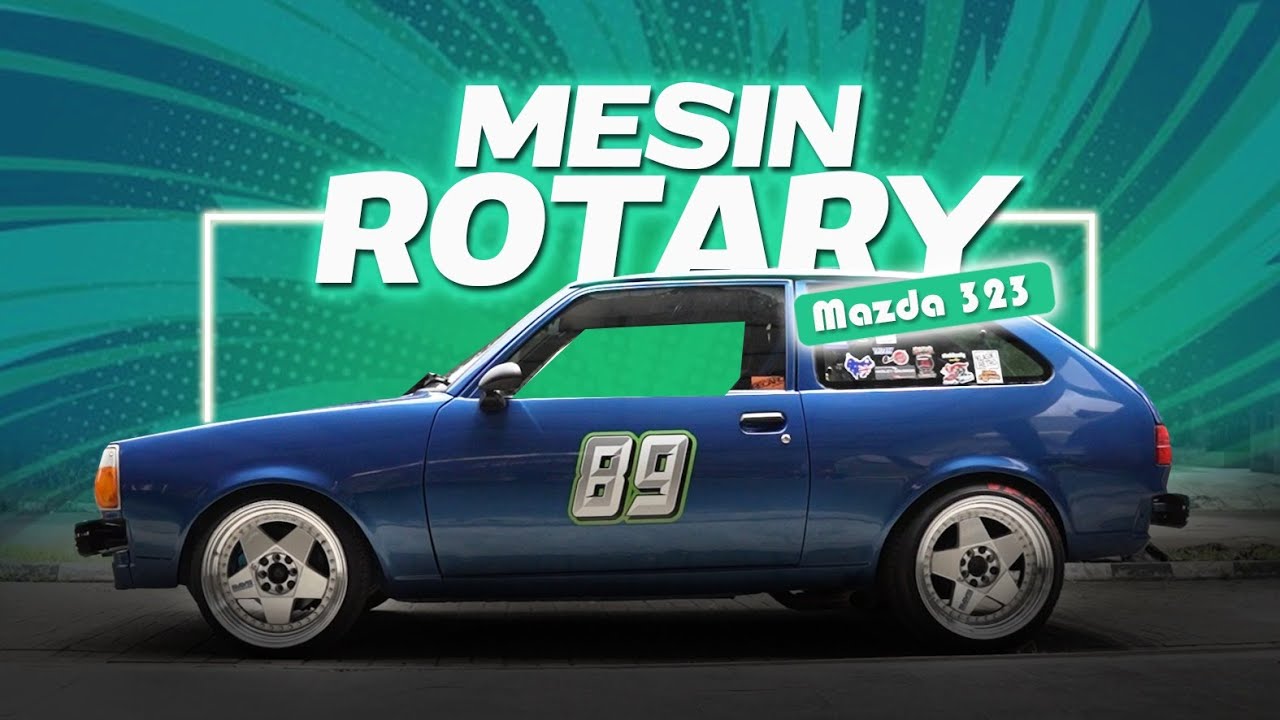 Mazda 323 GLC Yang Udah Diswap Mesin Mazda RX7! - YouTube