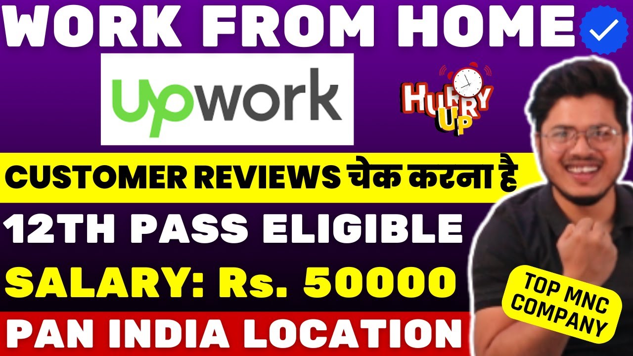 Upwork work from home jobs😍| Online jobs for Freshers | Remote jobs ...