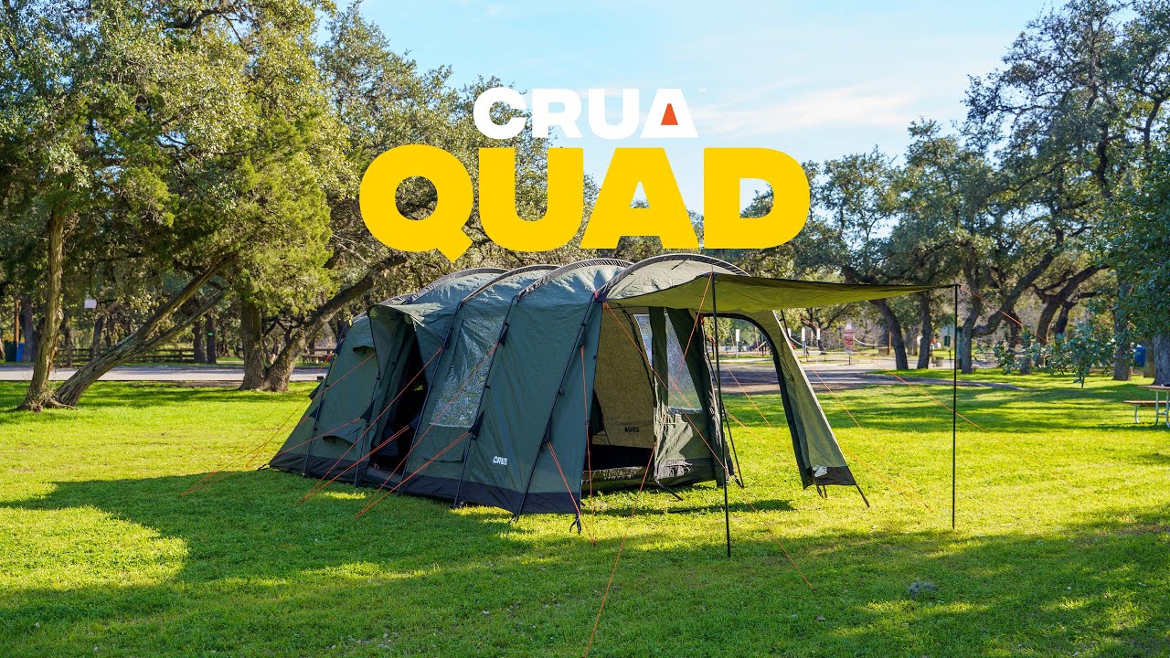 CRUA Quad l The Ultimate 4 Person Tent l CRUA - YouTube