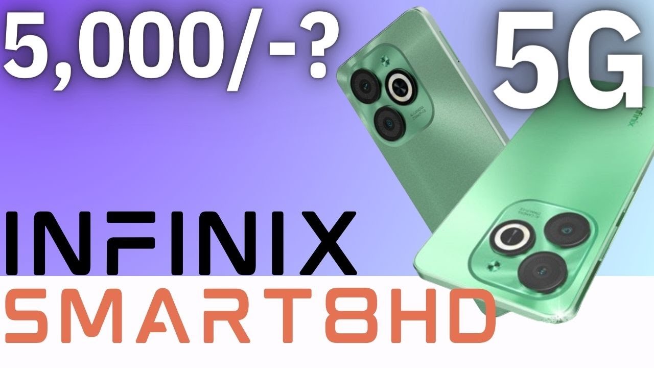 Infinix Smart8 HD Detail Review Unboxing The Cheapest 5G? Under ₹6000 ...