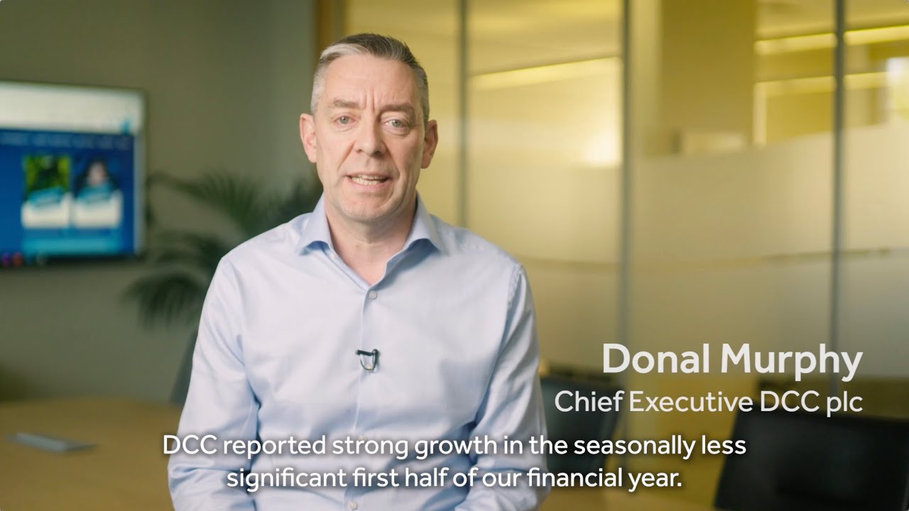 DCC Chief Executive Donal Murphy comments on our half-year results to ...