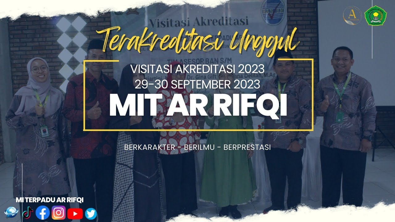 TERAKREDITASI UNGGUL _ MI TERPADU AR RIFQI _ BERKARAKTER-BERILMU ...