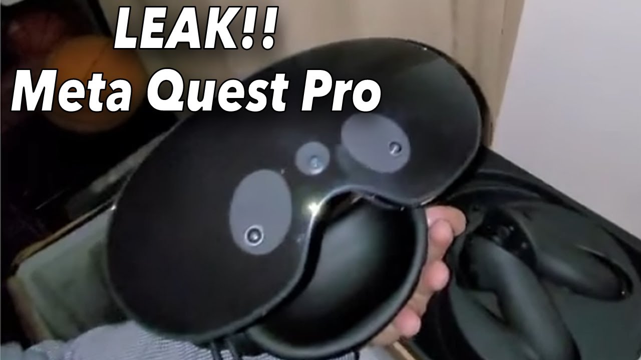 BREAKING! Huge Meta Quest Pro Leak! Name and design confirmed!? - YouTube