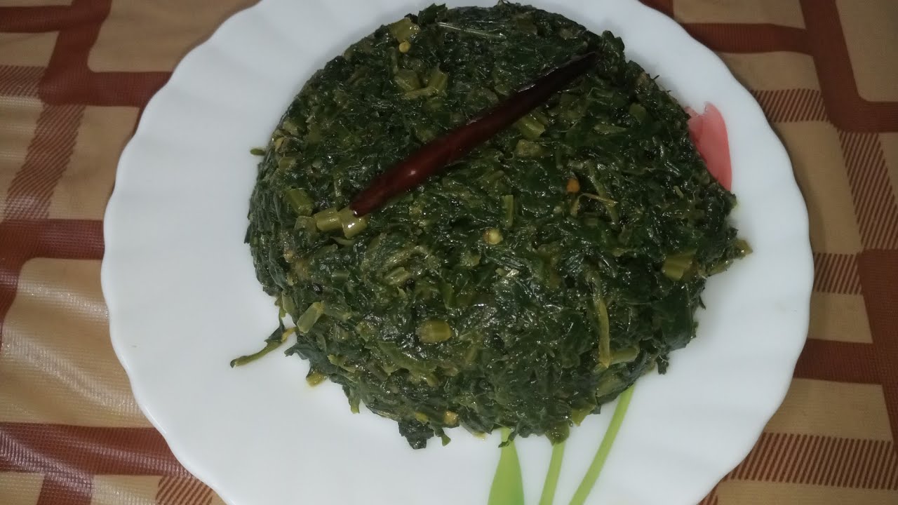 Mulo shak r palang shak vaja/ শাক ভাজা রেসিপি - YouTube