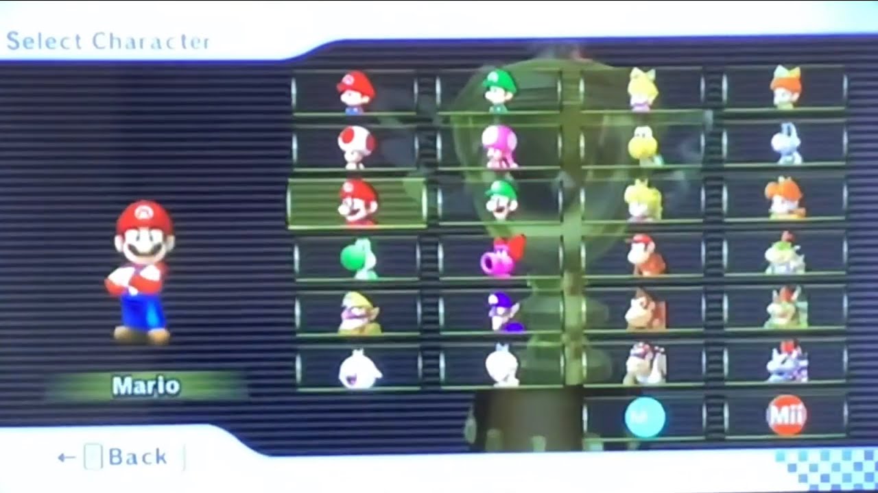 Mario Kart Wii - All Characters & Their Voices - YouTube