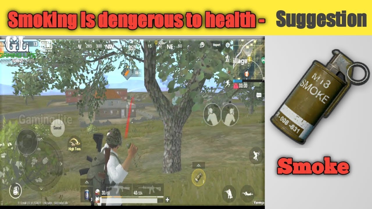 Perfect use of smoke in pubg mobile lite || solo vs squad gamplay - YouTube