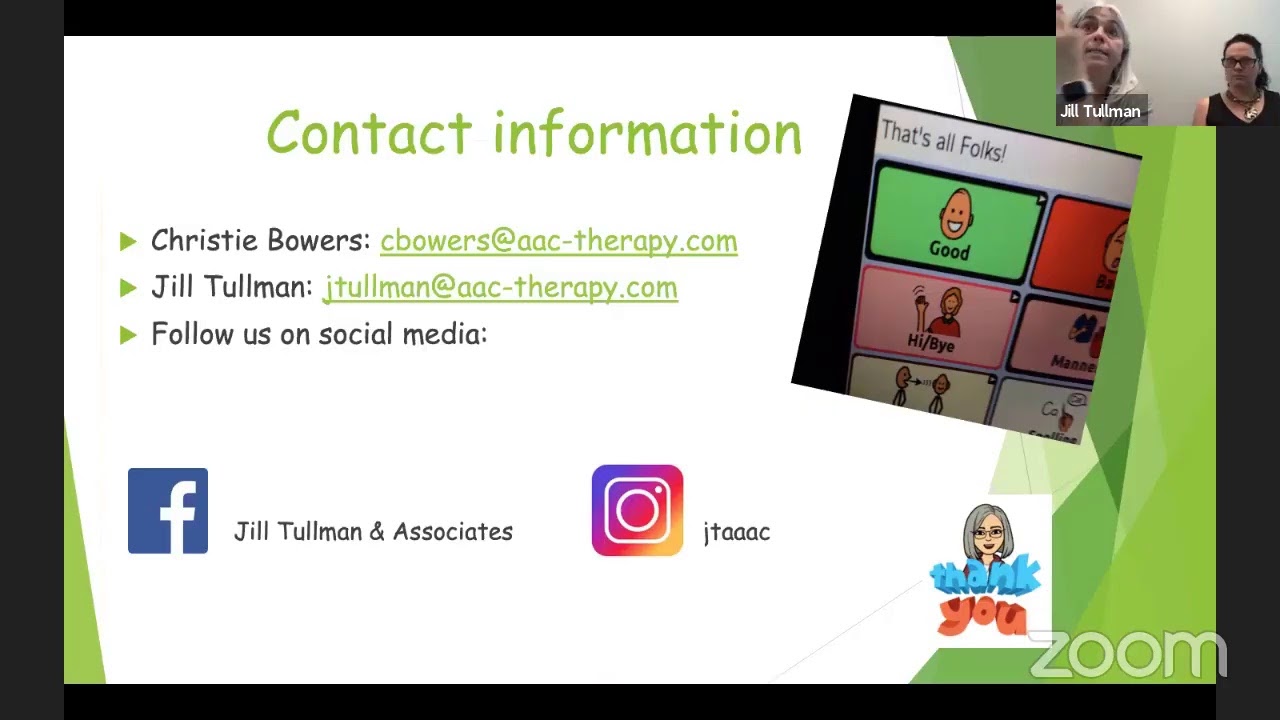 Jill Tullman & Christie Bowers: Transformation to TeleprAACtice - AAC ...