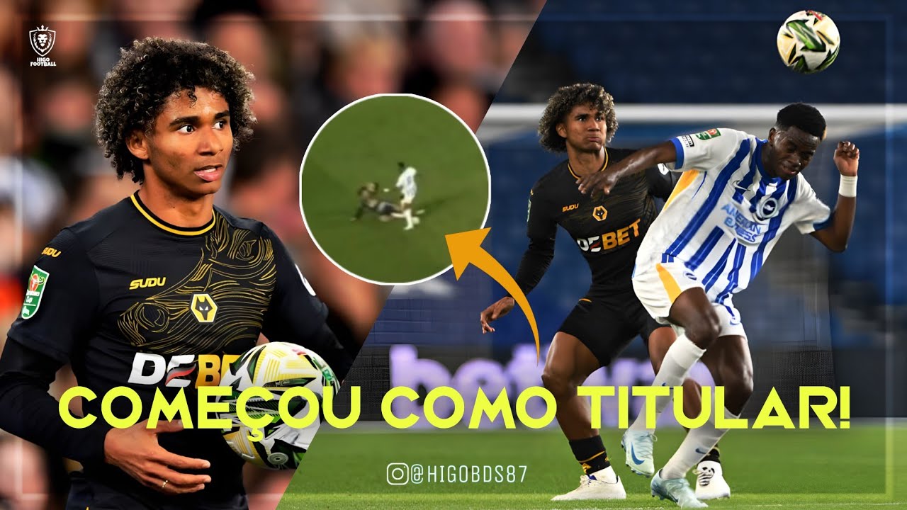 Mais uma Partida de PEDRO LIMA no WOLVES | Brighton 3x2 Wolverhampton ...