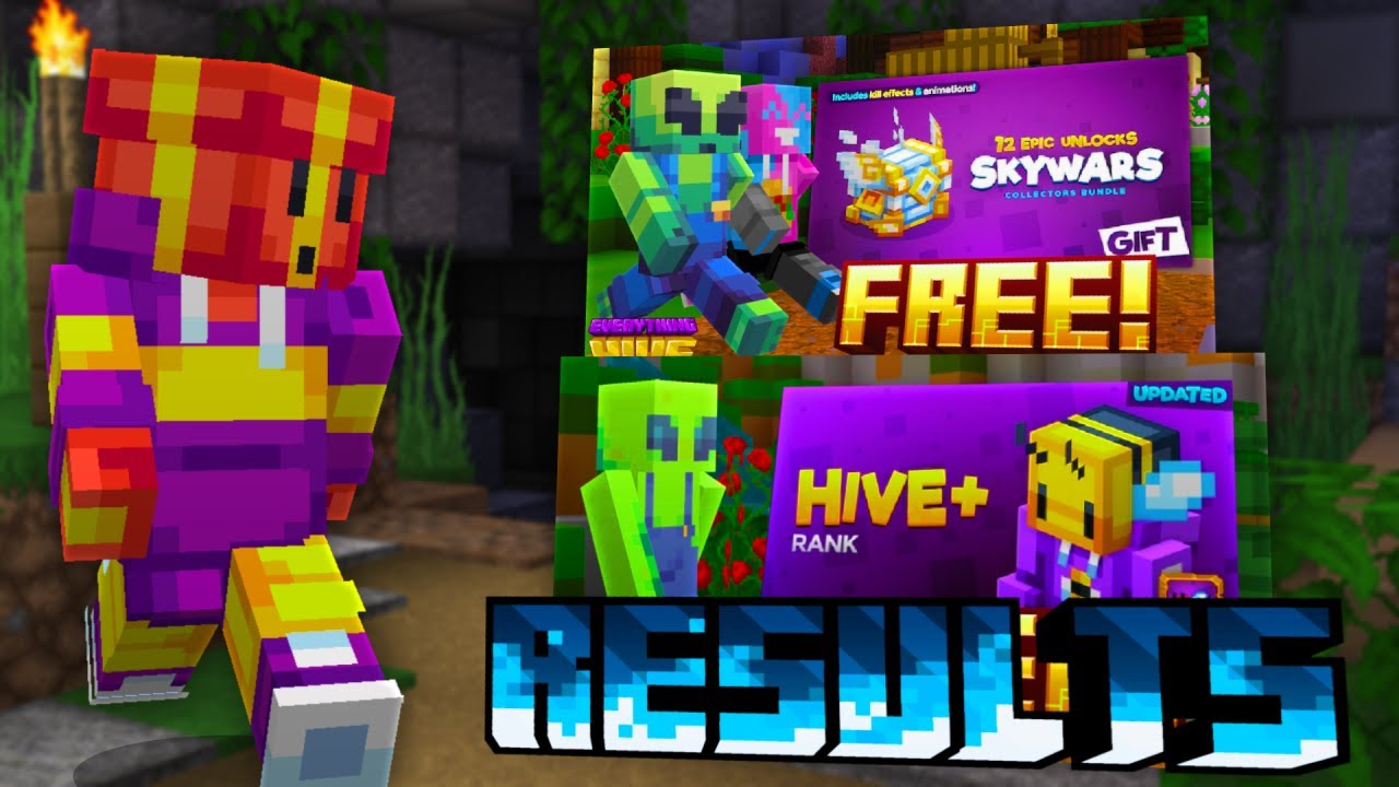 Hive+ And Skywars Bundle Results - YouTube