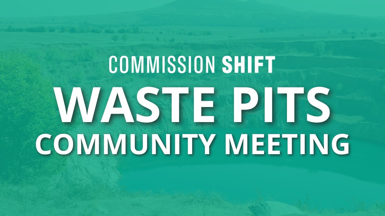 Waste Pits Community Meeting - YouTube