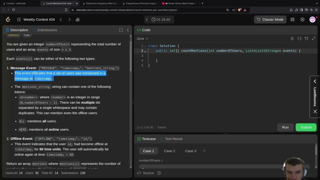 Leetcode Weekly Contest 434 PASS|PASS|FAIL|FAIL - YouTube