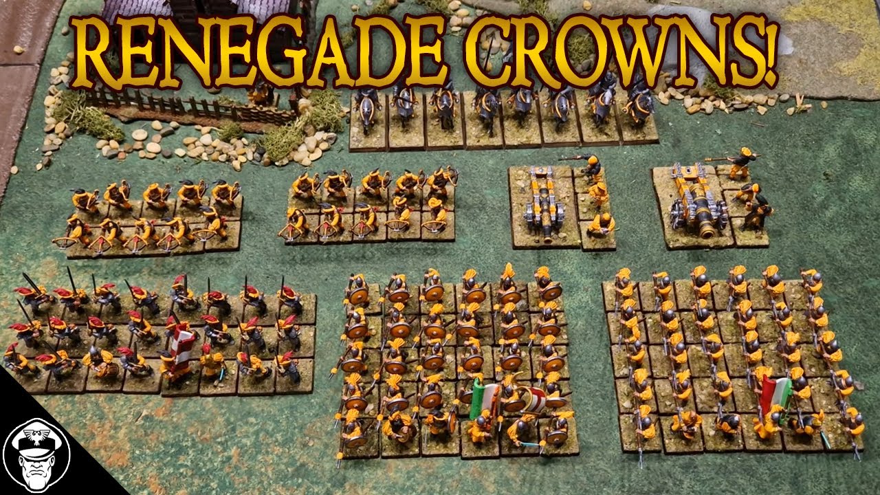 My Competitive Renegade Crowns Army List! | Warhammer The Old World ...