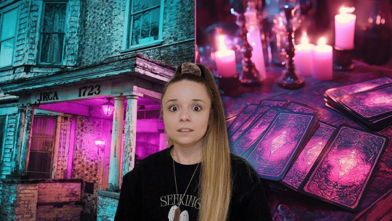 SUPRISING LEXI W/ TAROT DECK IN EXTREAMLY HAUNTED WHITE HILL MANSION | Seeking Spirits Pod - YouTube