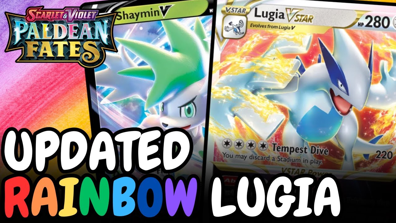 Lugia VSTAR is BACK and Now it is RAINBOW LUGIA! Paldean Fates Pokemon ...