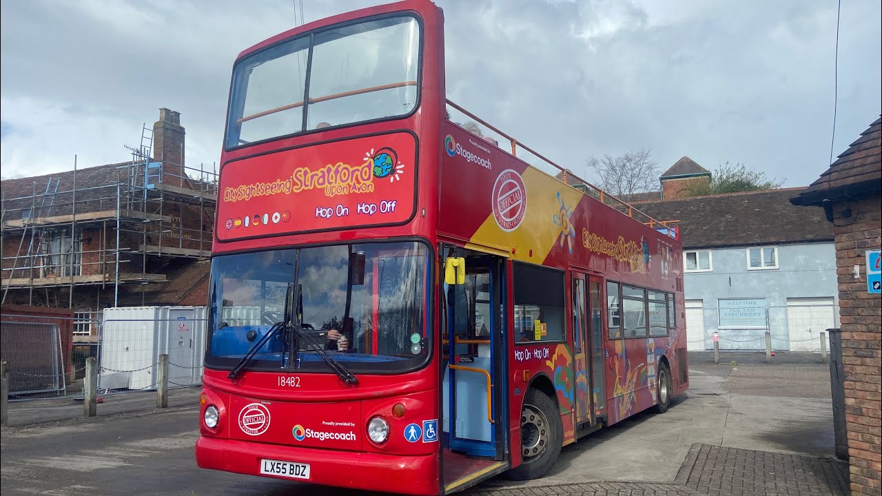 Open Top! Stagecoach Midlands Open Top 18482 (LX55 BDZ) Route TOUR From ...