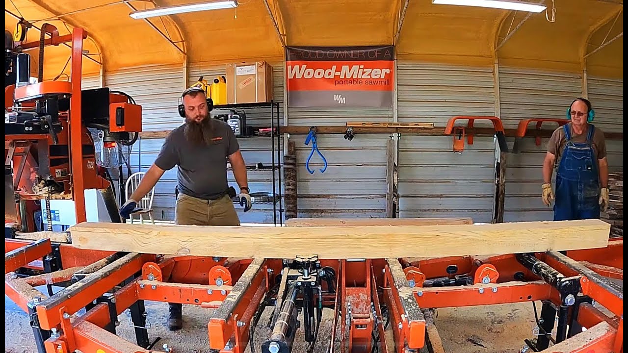 Back To Basics, Sawing Logs Into Lumber - YouTube